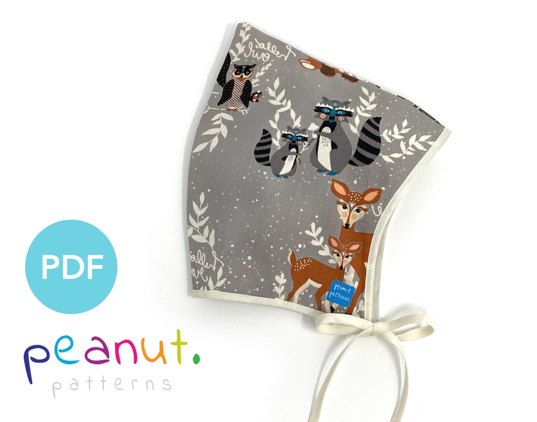 Pixie Bonnet Hat Sewing Pattern • PDF Sewing Pattern • Baby, Kid ...