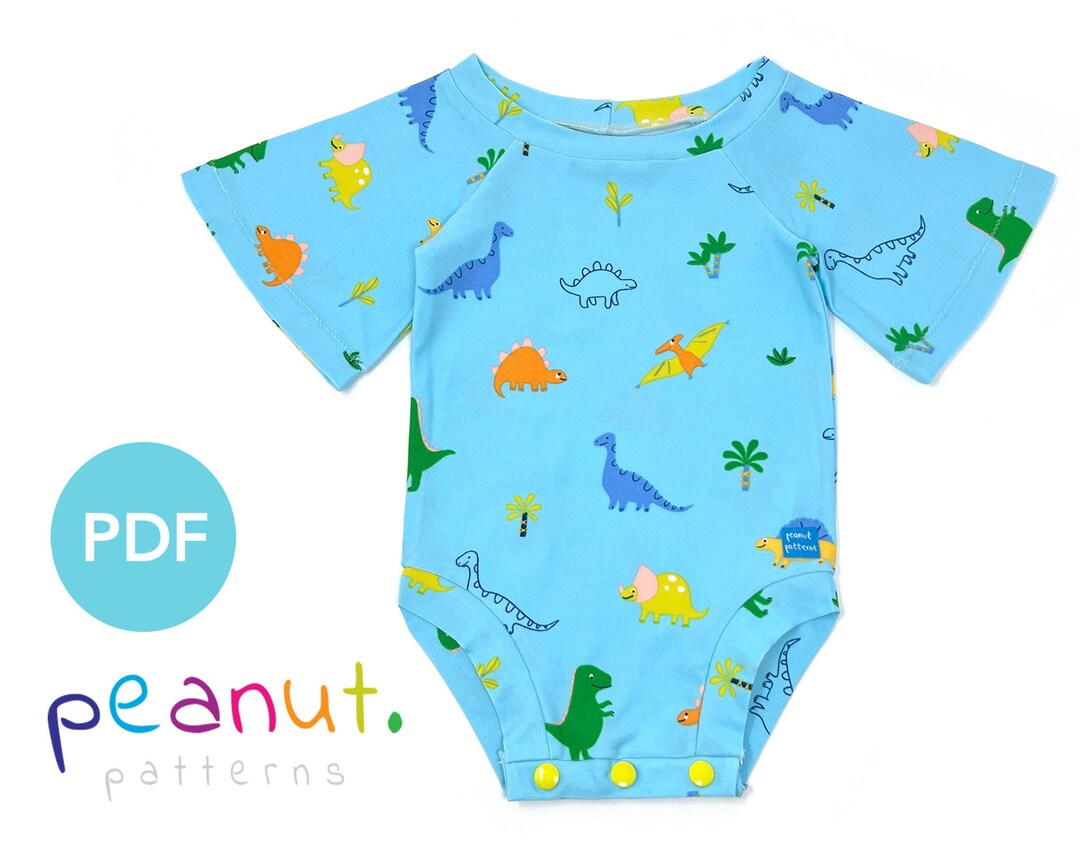 Flowy Sleeve Bodysuit Sewing Pattern PDF Sewing Pattern Baby, Kid ...