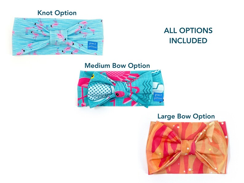 Big Bow Headband Sewing Pattern • PDF Sewing Pattern • Baby, Kid ...