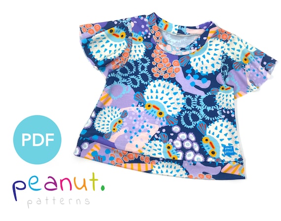 Butterfly Sleeve Top Sewing Pattern PDF Sewing Pattern - Etsy