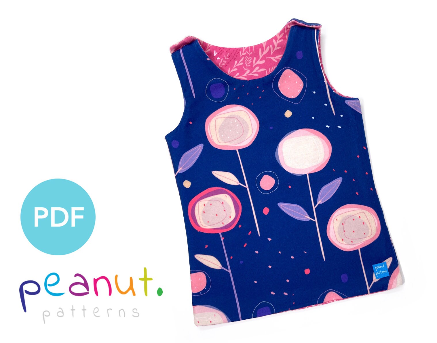 Reversible Jumper Dress Sewing Pattern • PDF Sewing Pattern • Baby, Kid ...