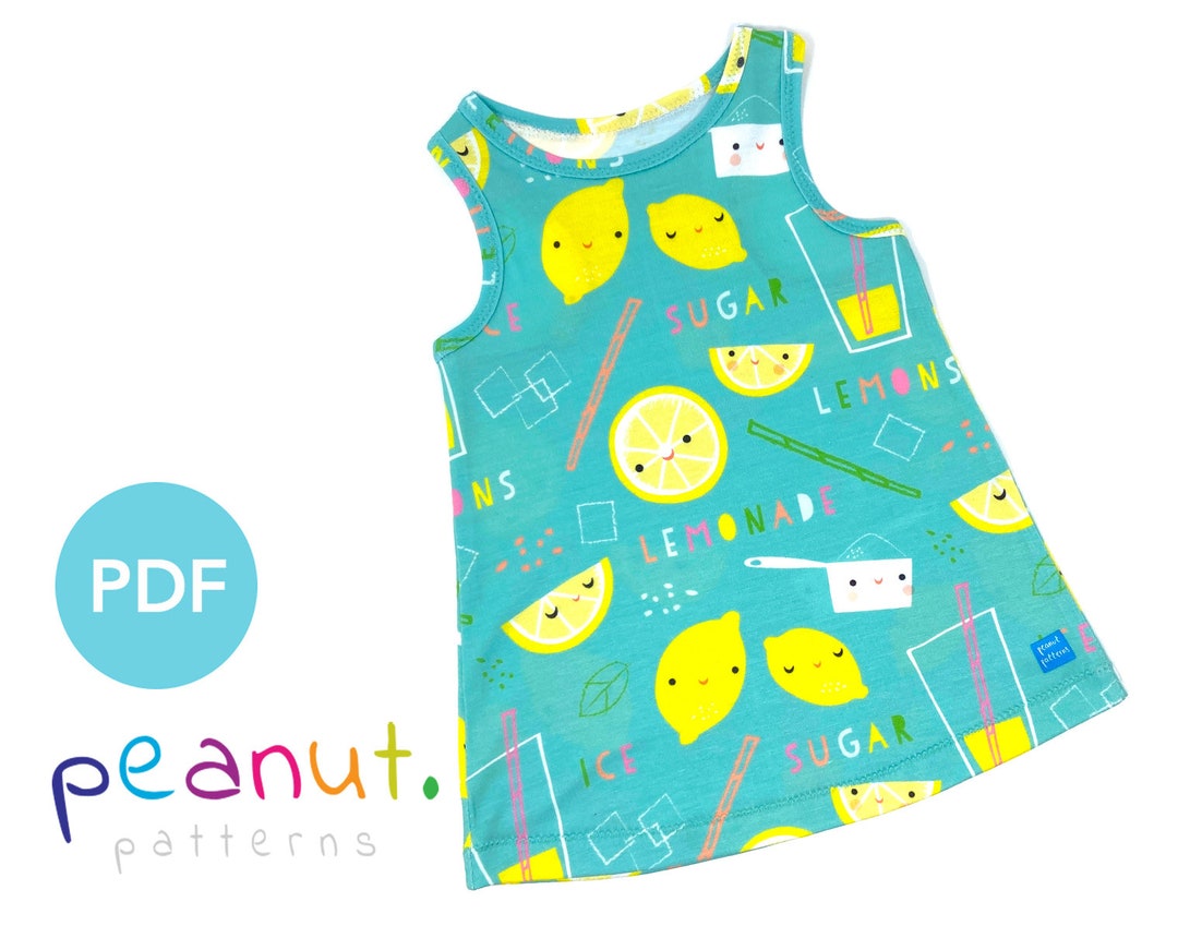 Racerback Dress Sewing Pattern • PDF Sewing Pattern • Baby, Kid ...