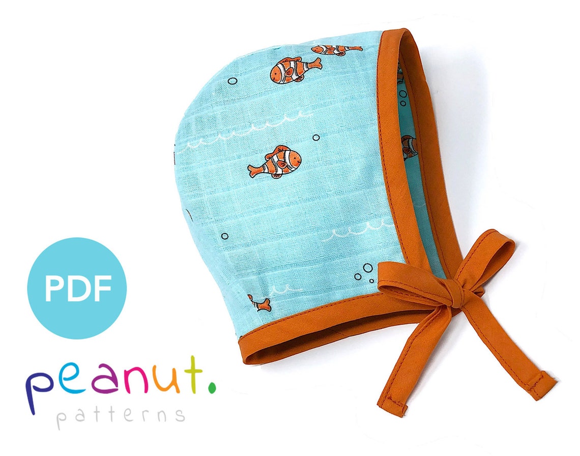 Bonnet Hat Sewing Pattern PDF Sewing Pattern Baby Kid - Etsy