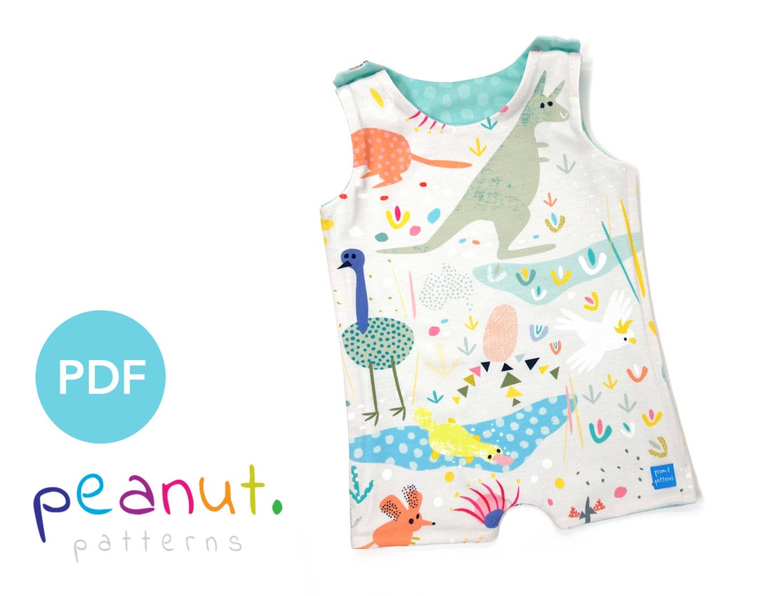 Patron de couture barboteuse Patron de couture PDF Bébé, Enfant, Tout ...