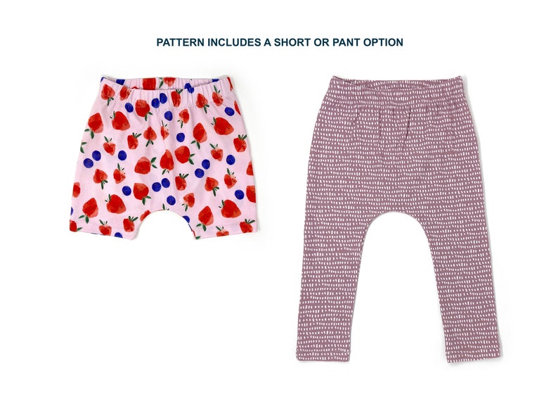 Baggy Short or Pant Sewing Pattern PDF Sewing Pattern | Etsy