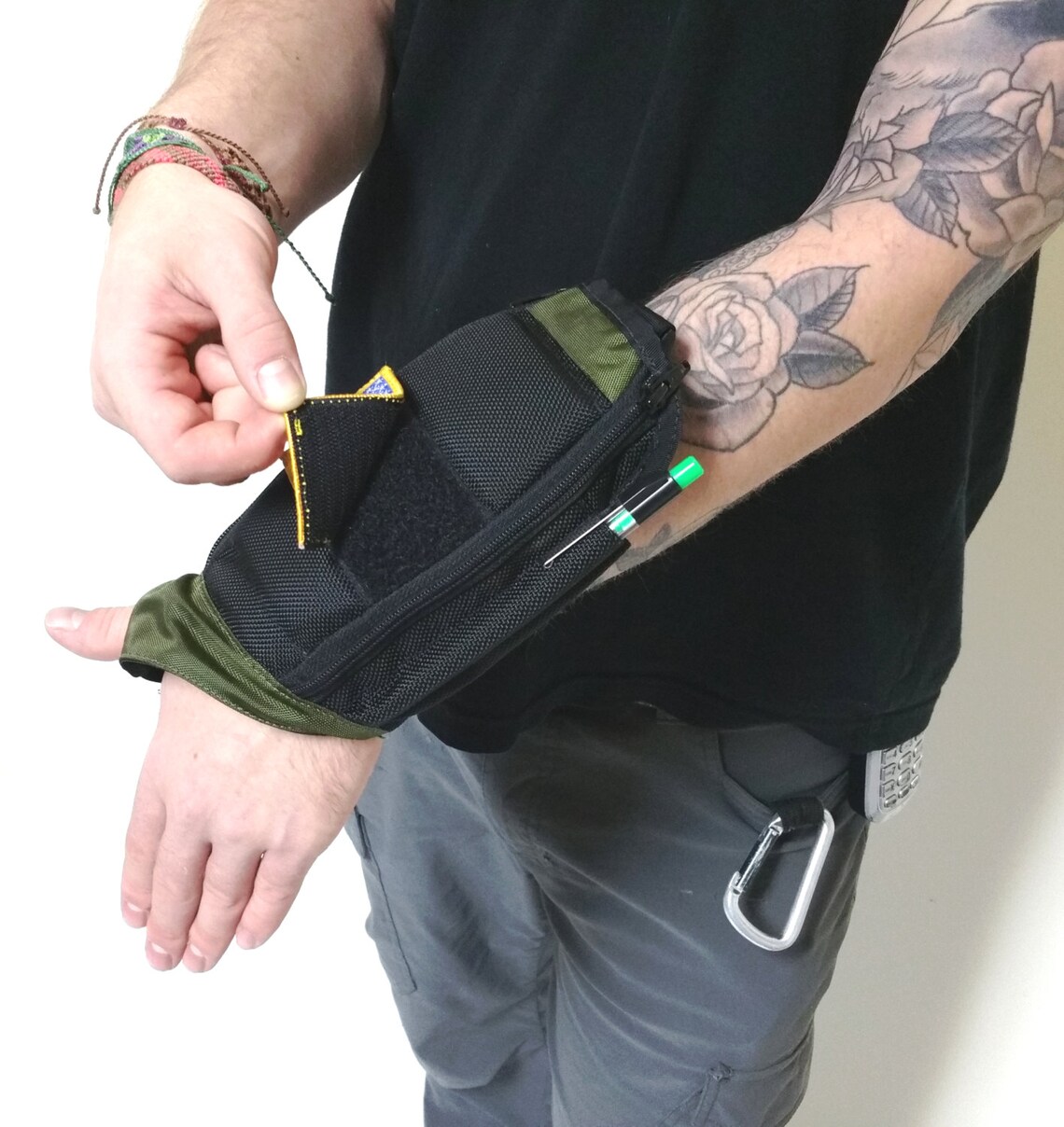 Wrist Wear 1 Wear It on Your Wrist. Wrist Wallet - Etsy Canada