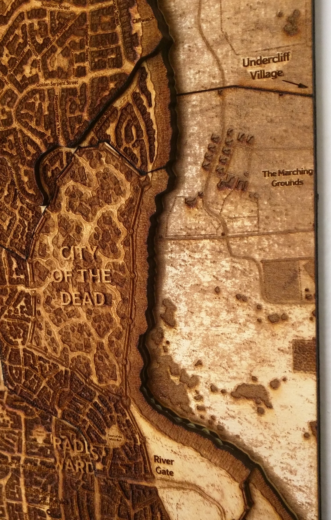 Waterdeep Topographic Map | Etsy