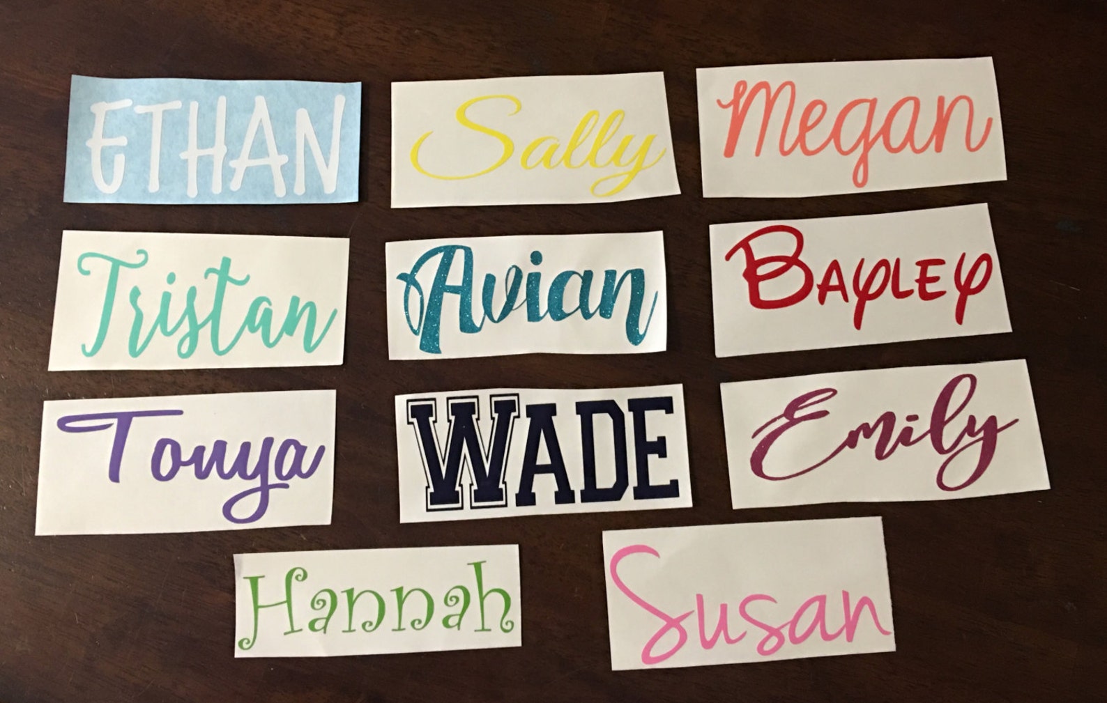 FREE SHIPPING DIY Iron on Name - Etsy