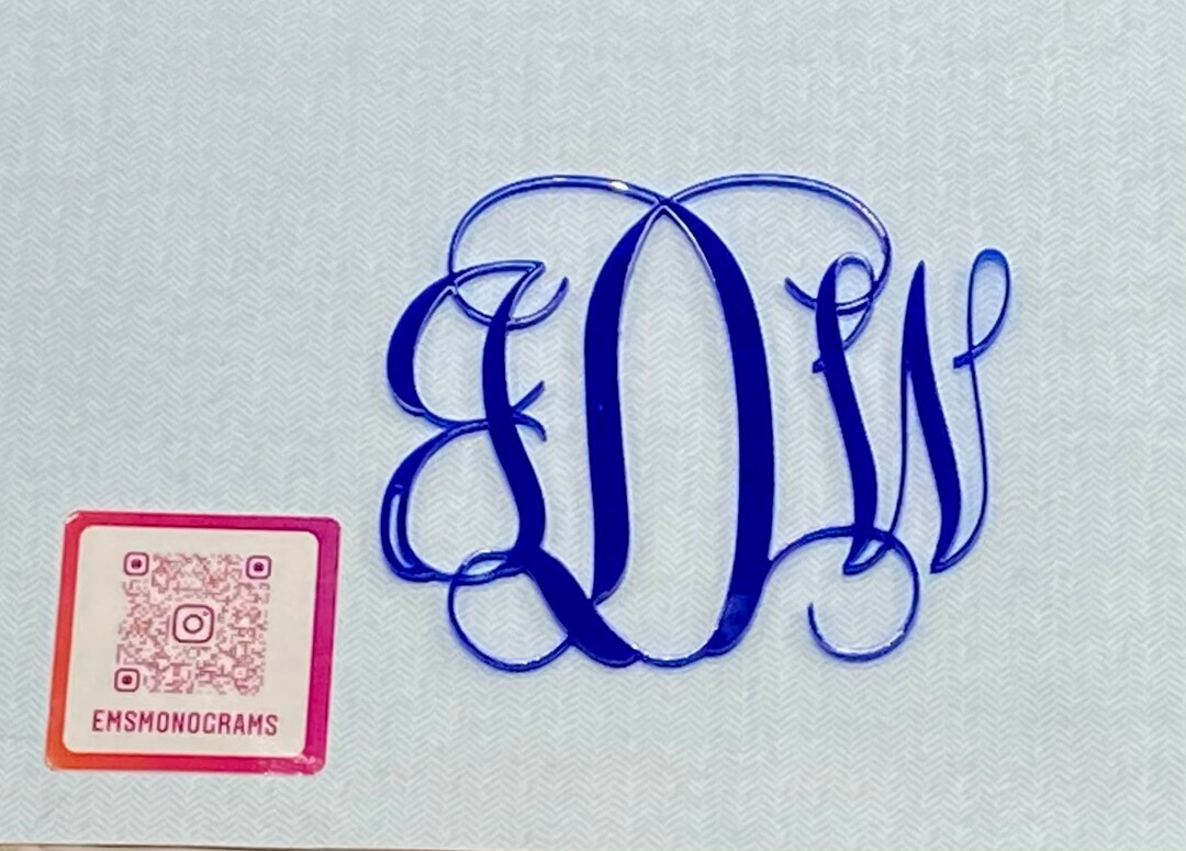 Laser Cut Wooden or Acrylic Monogram Sign Nursery Initials Sign Decor ...