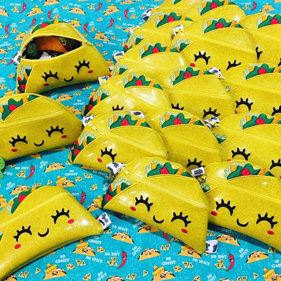Taco Coin Purse / Change Holder / Backpack Accessories / Back to School ...