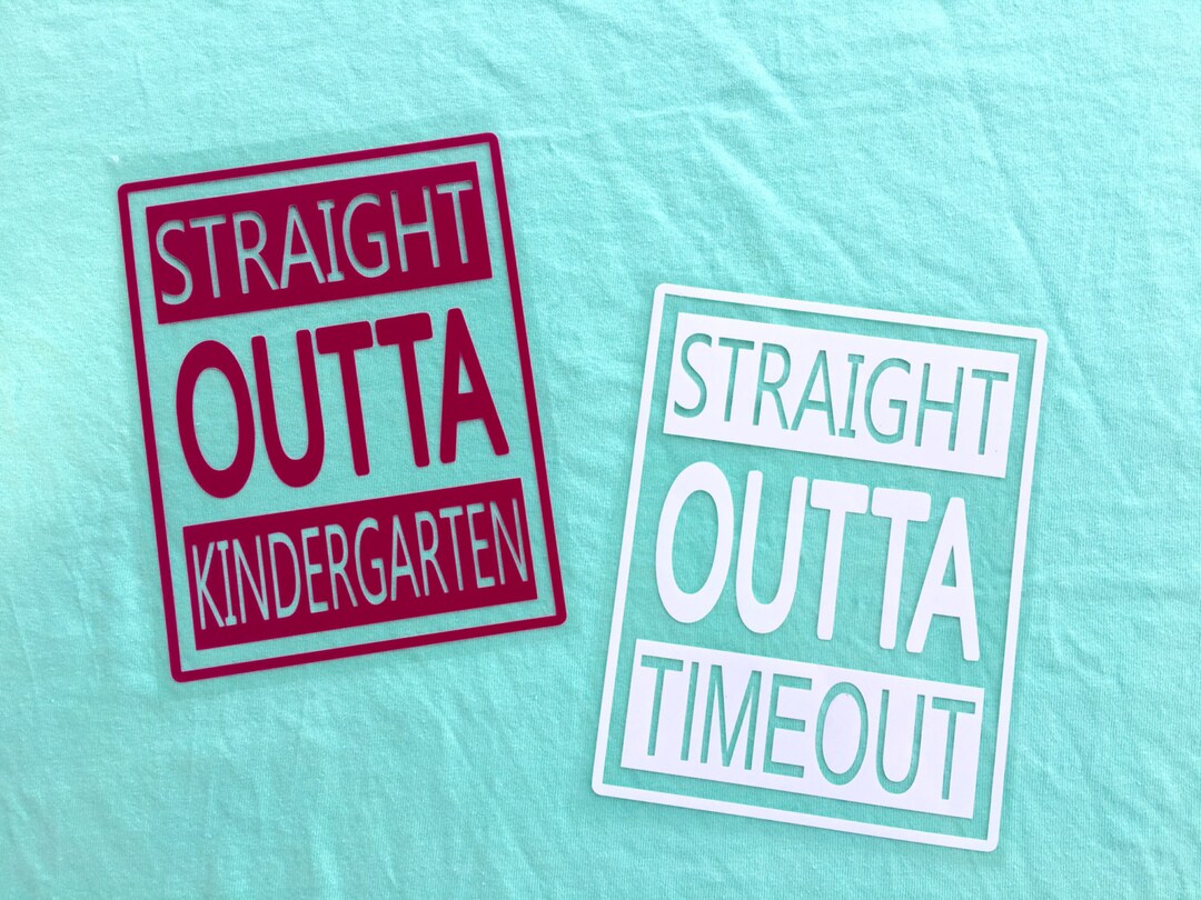 DIY Iron on ... Straight Outta (custom) ... *** Free Shipping ... Party ...
