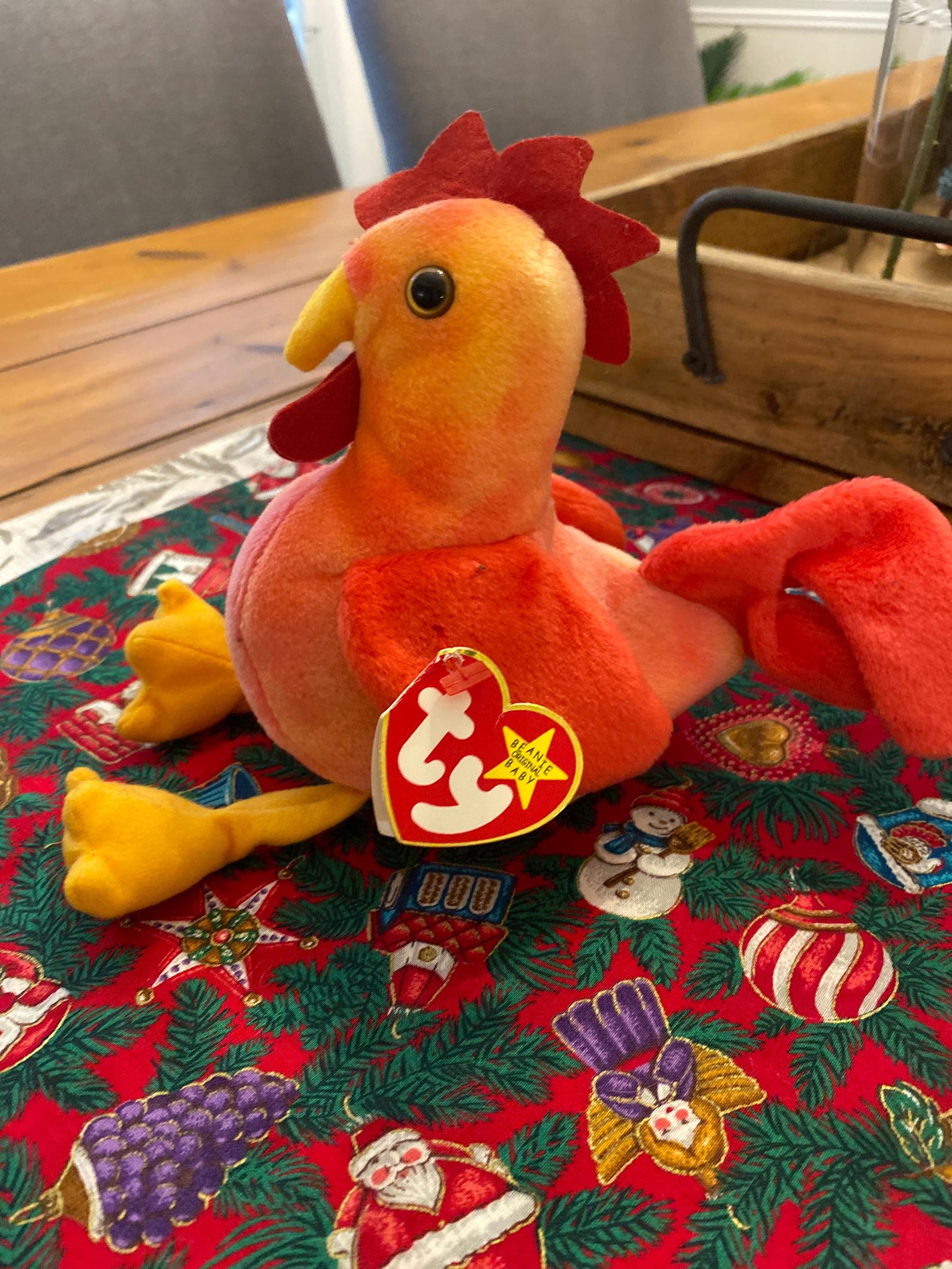 TY Beanie Babies Strut the Rooster Circa 2000's, With Tag. - Etsy