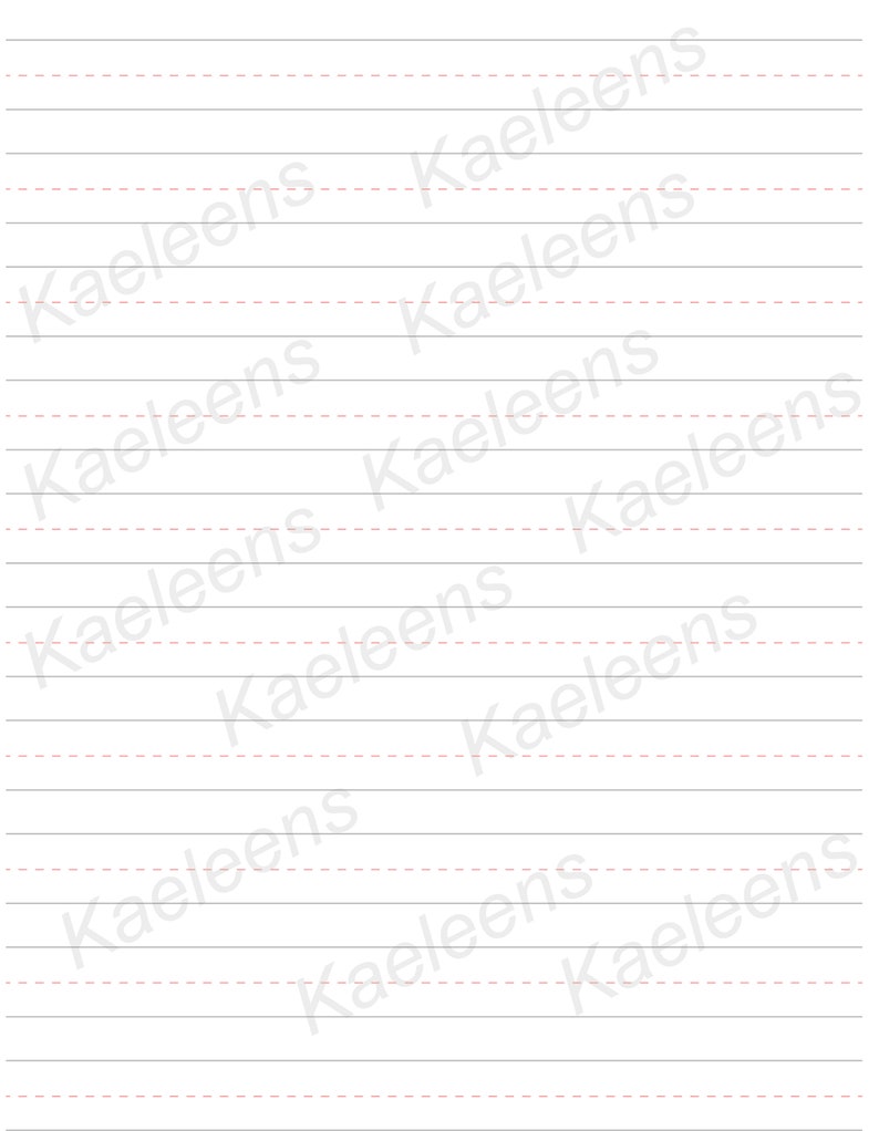 Pencil and Writing Border Template - Etsy