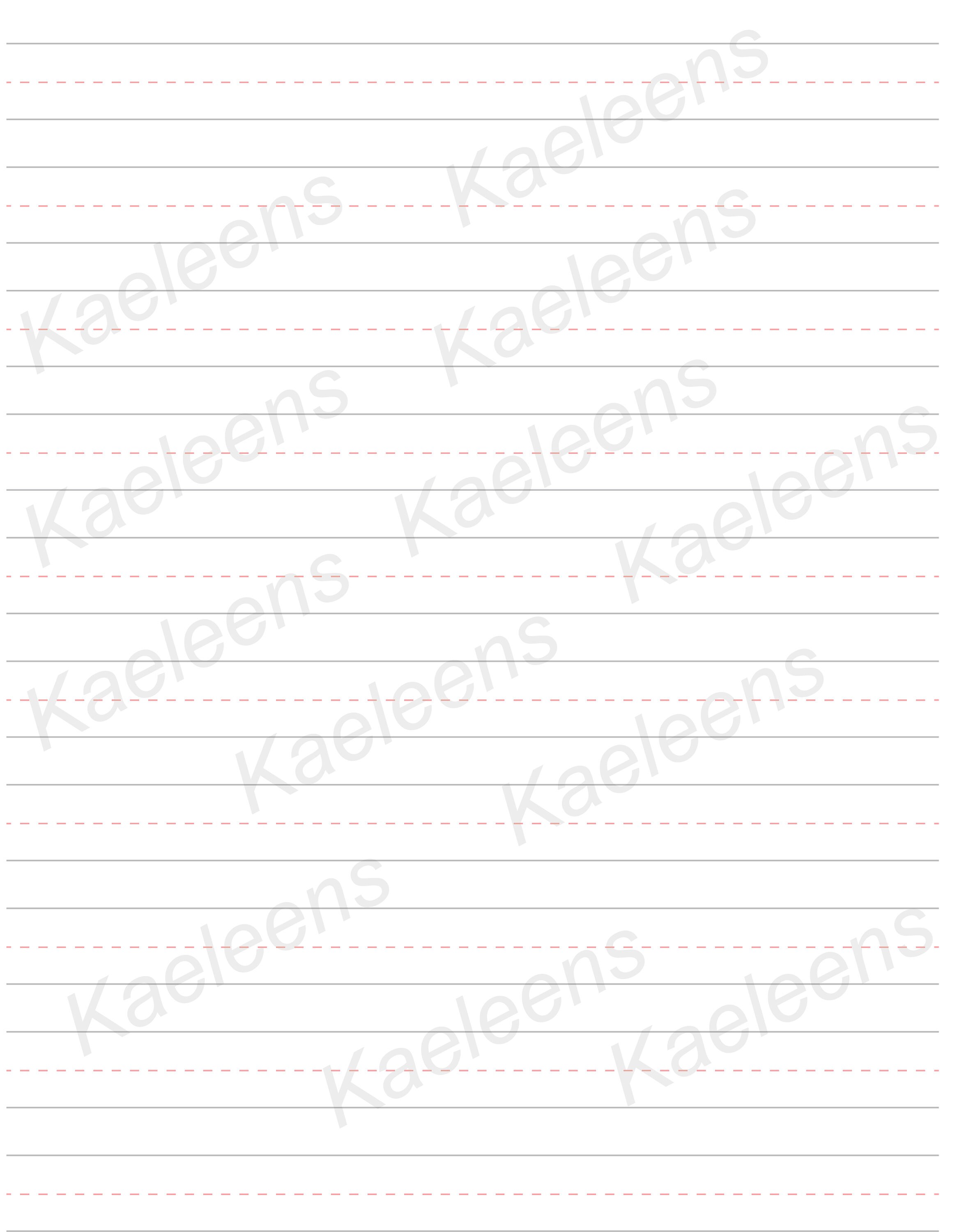 Pencil and Writing Border Template - Etsy