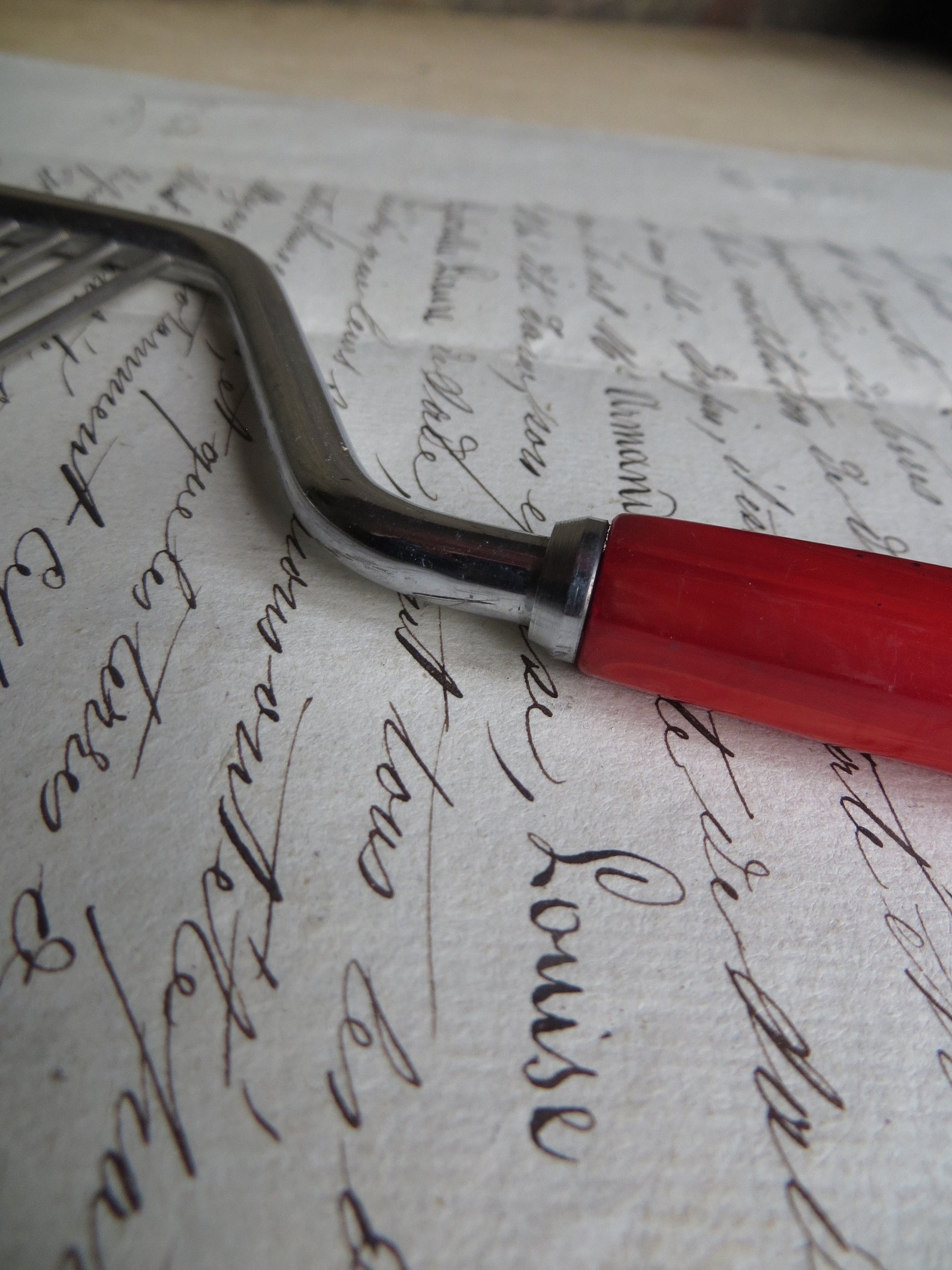 Vintage Cake Slicer Bakelite Handle Red Stainless Kitchen - Etsy