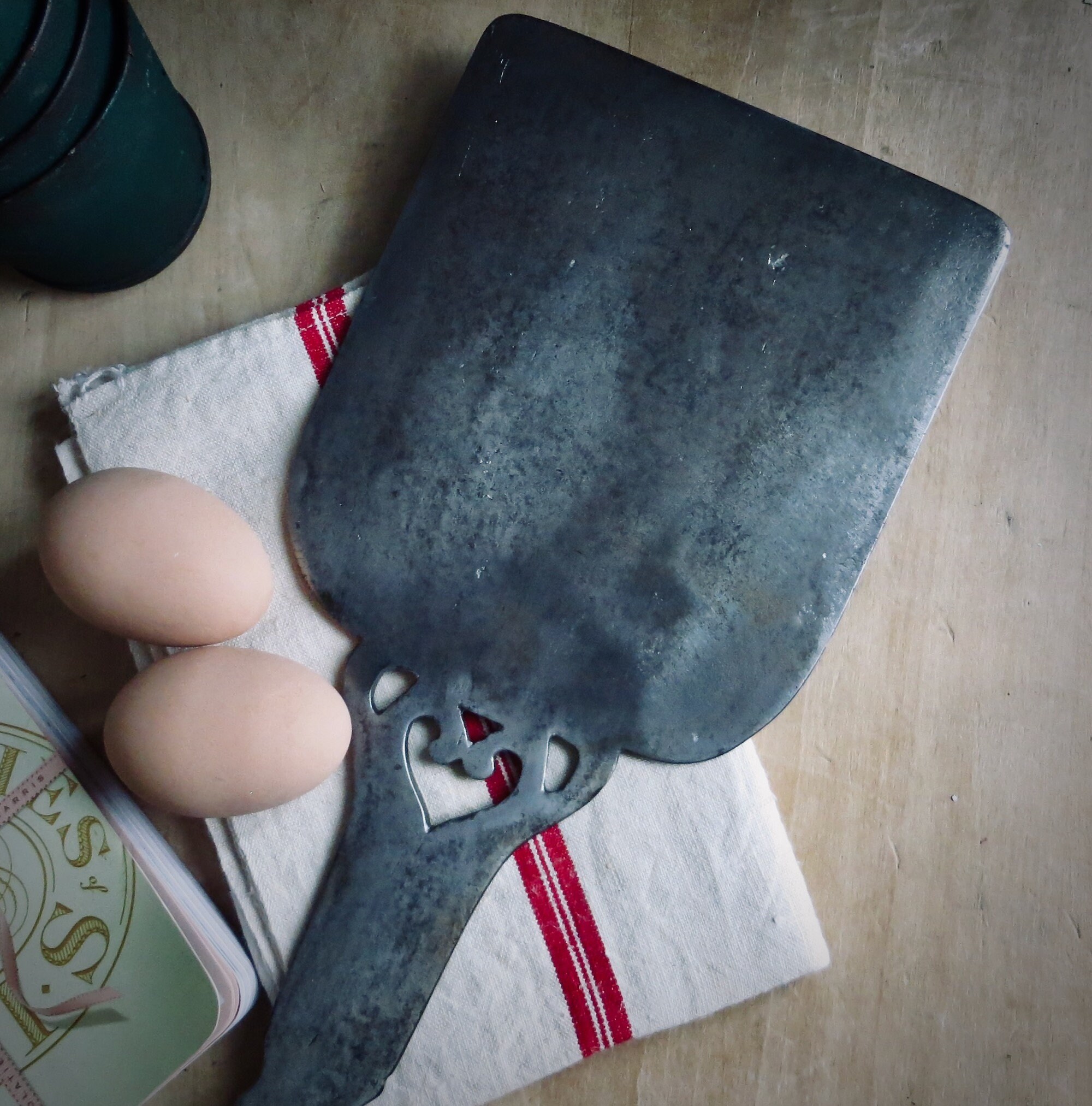 Large Antique French Bread Peel Baking Spatula Iron Paddle | Etsy