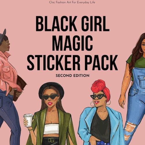 Self-care Stickers Bundle self-love African American - Etsy