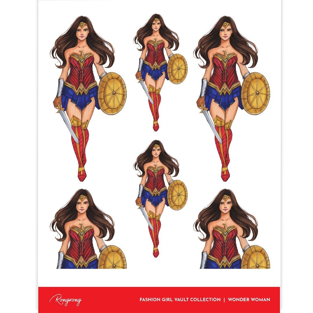 Wonderwoman Planner Sticker Sheet vault Collection - Etsy