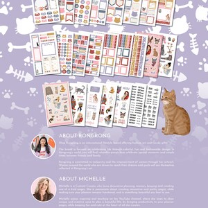 Cat Digital Planner Sticker Book [DOWNLOAD] | Over 500 Stickers ...