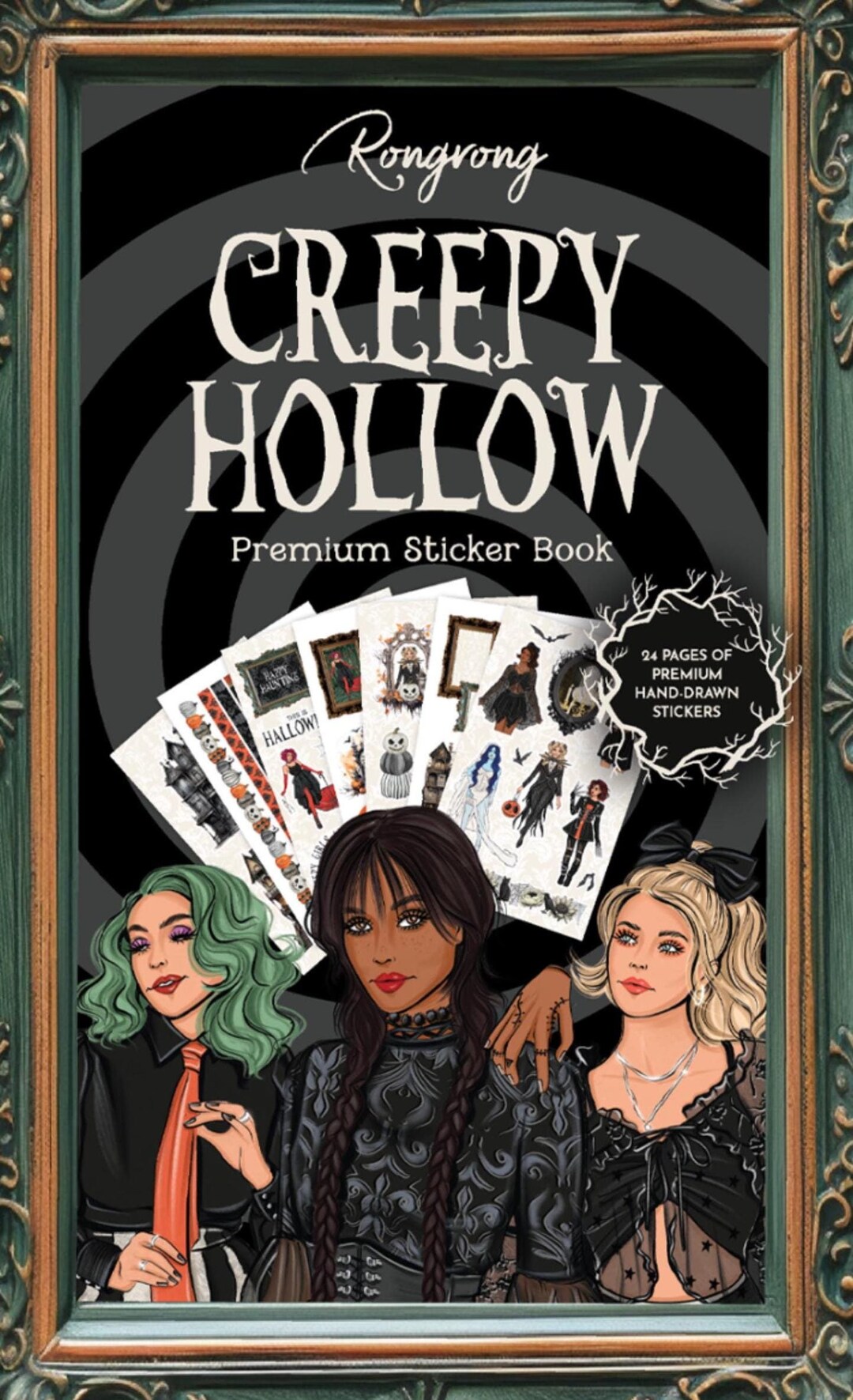 Creepy Hollow Sticker Book - Etsy