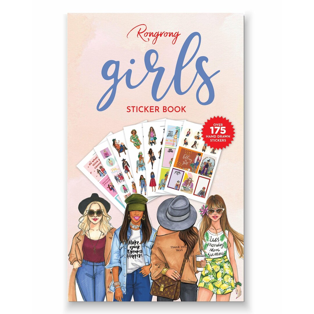 Fashionista Girls Sticker Book - Etsy