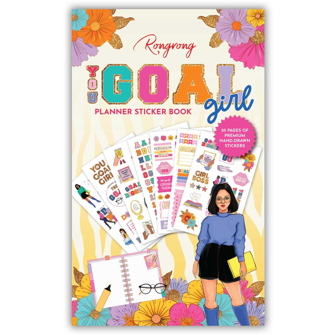 You Goal Girl Stickers | 25 Sticker Sheet Book | Planner Stickers ...