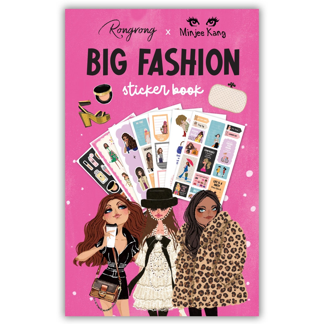 Big Fashion Sticker Book - Etsy