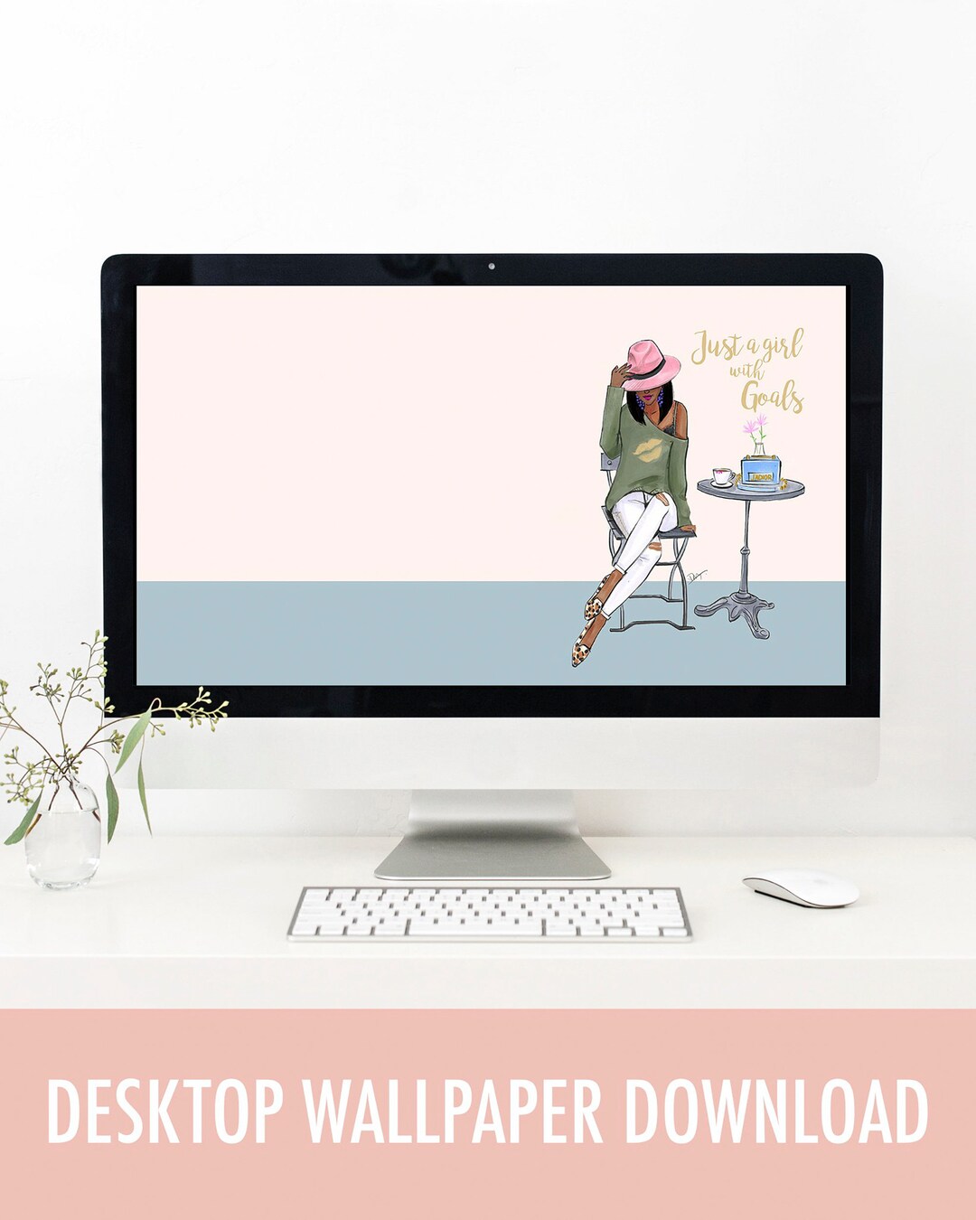 Just a Girl With Goals Desktop Wallpaper [DOWNLOAD] - African American ...