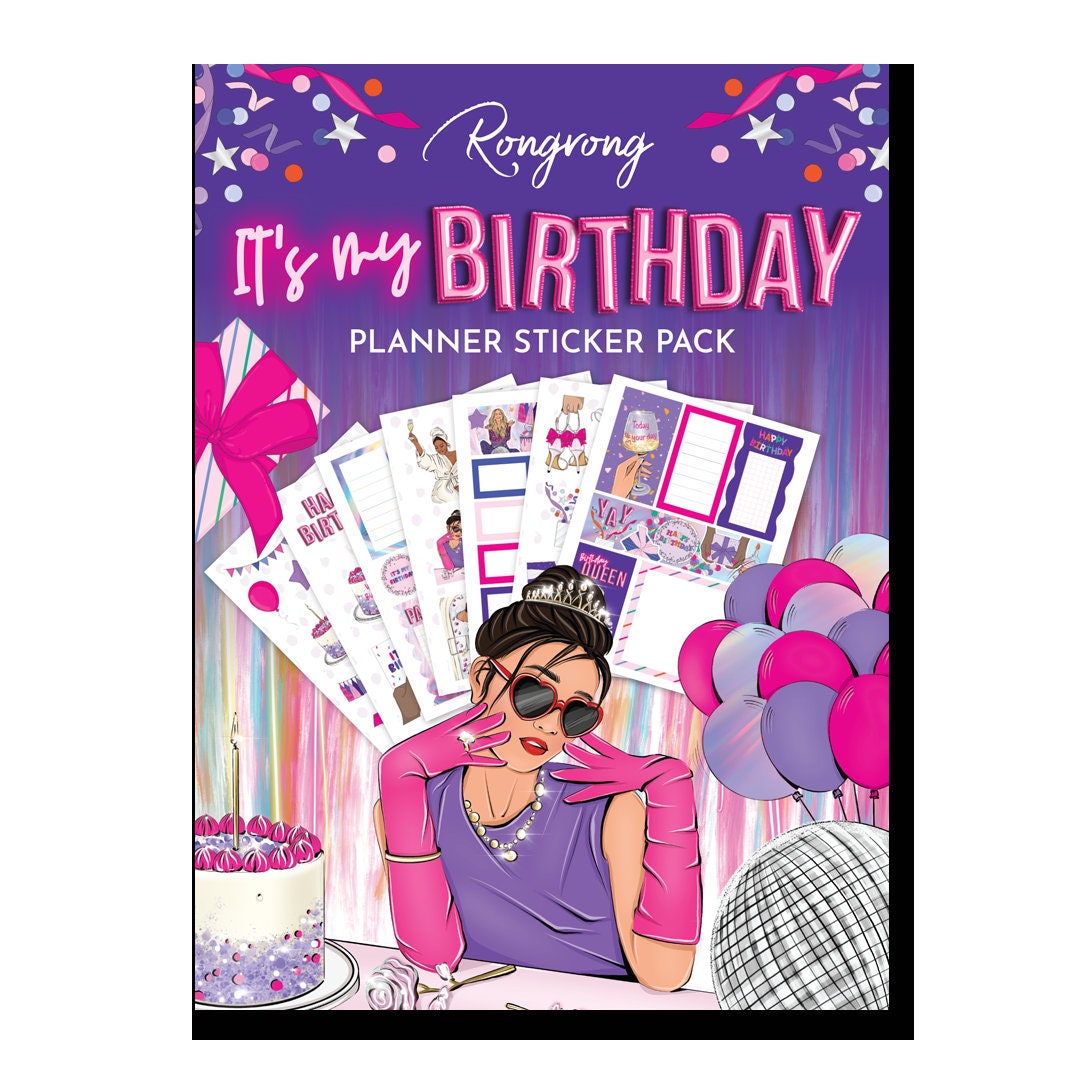 It's My Birthday Planner Sticker Pack - Etsy