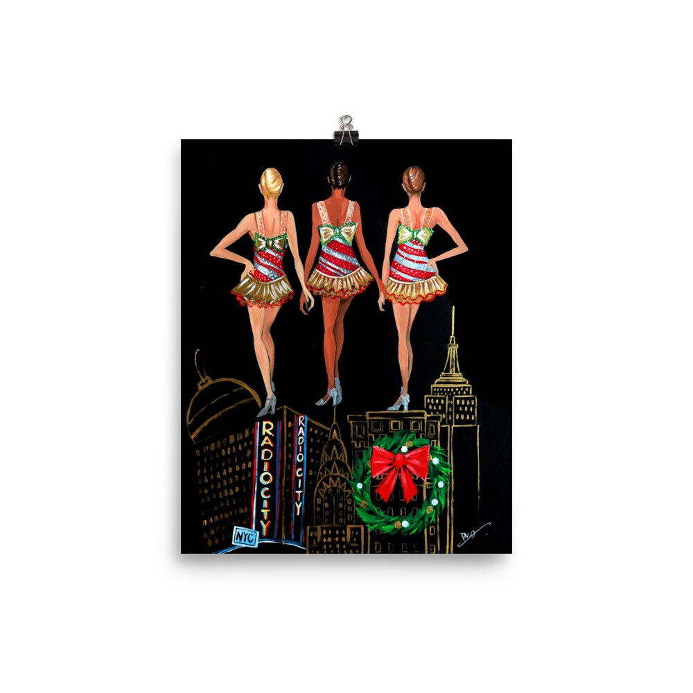 Radio City Rockettes Art Print - Etsy