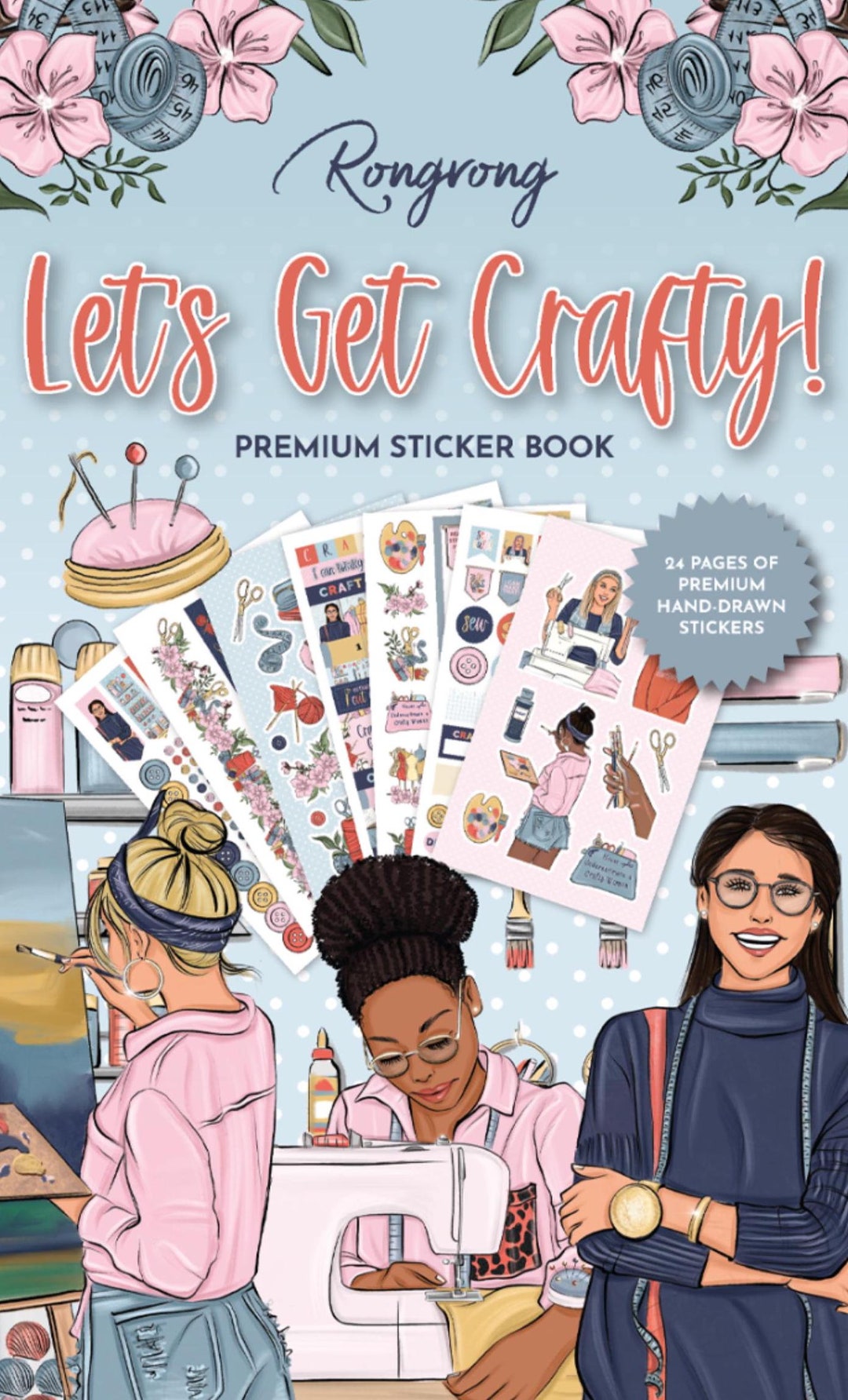Let's Get Crafty Sticker Book - Etsy
