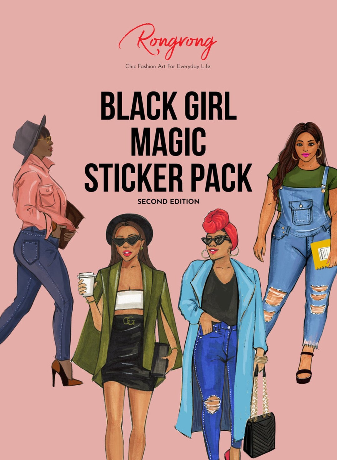 Black Girl Magic Sticker Pack | 8 Sticker Sheets | Black Queen Stickers ...