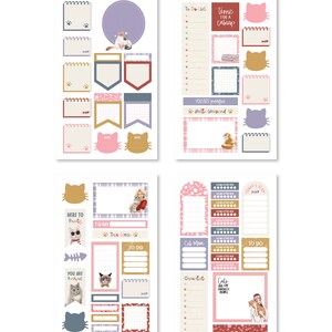 Cat Digital Planner Sticker Book [DOWNLOAD] | Over 500 Stickers ...