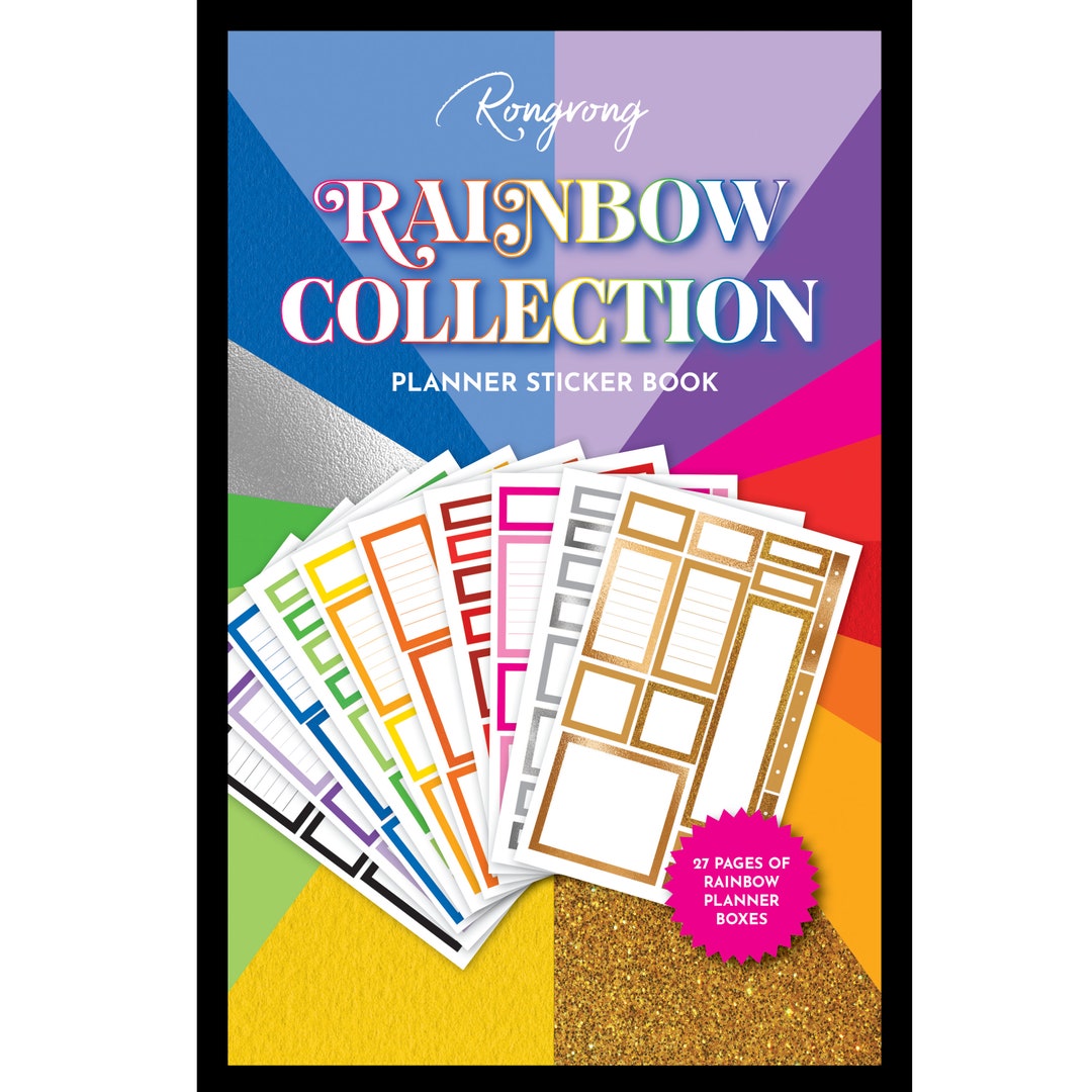Rainbow Digital Planner Sticker Book [DOWNLOAD] | Over 500 Stickers ...