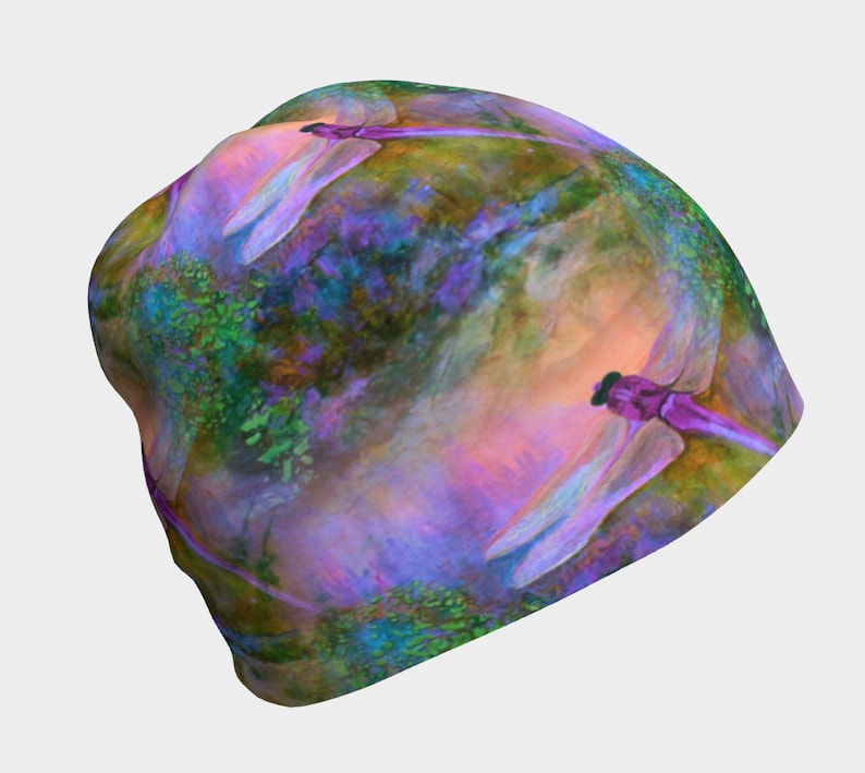 Cancer Beanie Hat Dragonfly Connection Bamboo Beanie - Etsy Canada