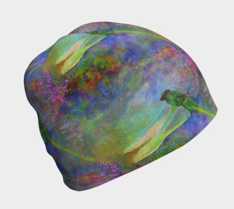 Cancer Beanie Hat Dragonfly Connection Bamboo Beanie - Etsy Canada