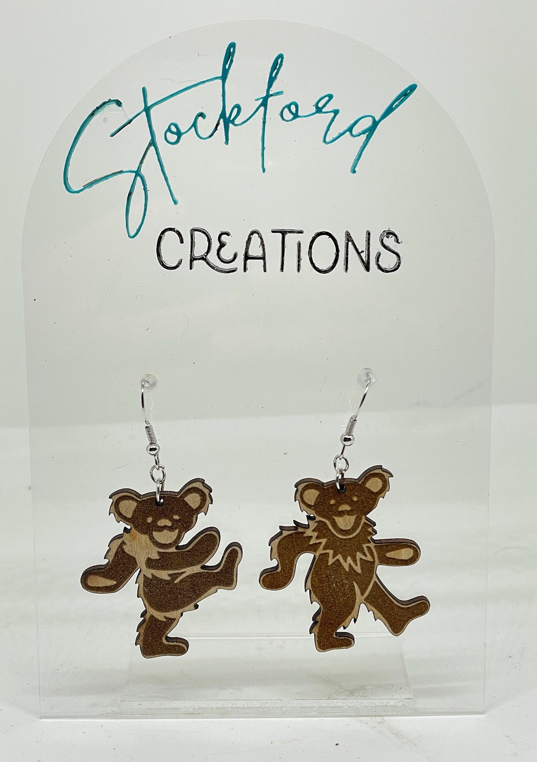 Grateful Dead Bear Earrings, Deadhead Earrings, Grateful Dead Jewelry ...