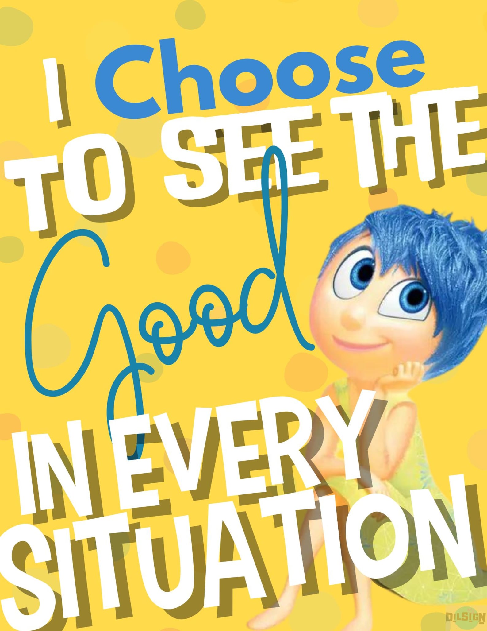 8.5x11| SEL Affirmation Poster Inspired by Inside Out | 1 Print | Joy ...