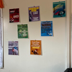 8.5x11| SEL Affirmation Posters Inspired by Inside Out | 9 Prints ...