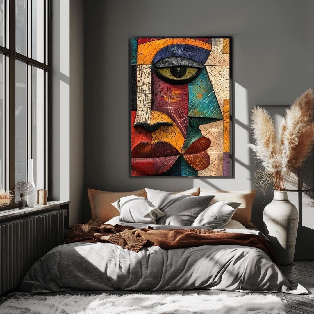 Abstract African Art, Geometric Digital Printable Art, Contemporary ...