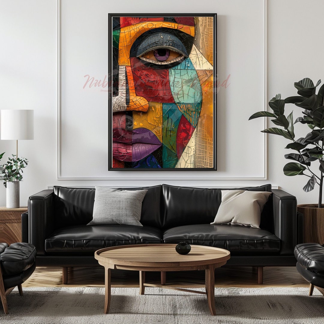Abstract African Art, Geometric Digital Printable Art, Contemporary ...