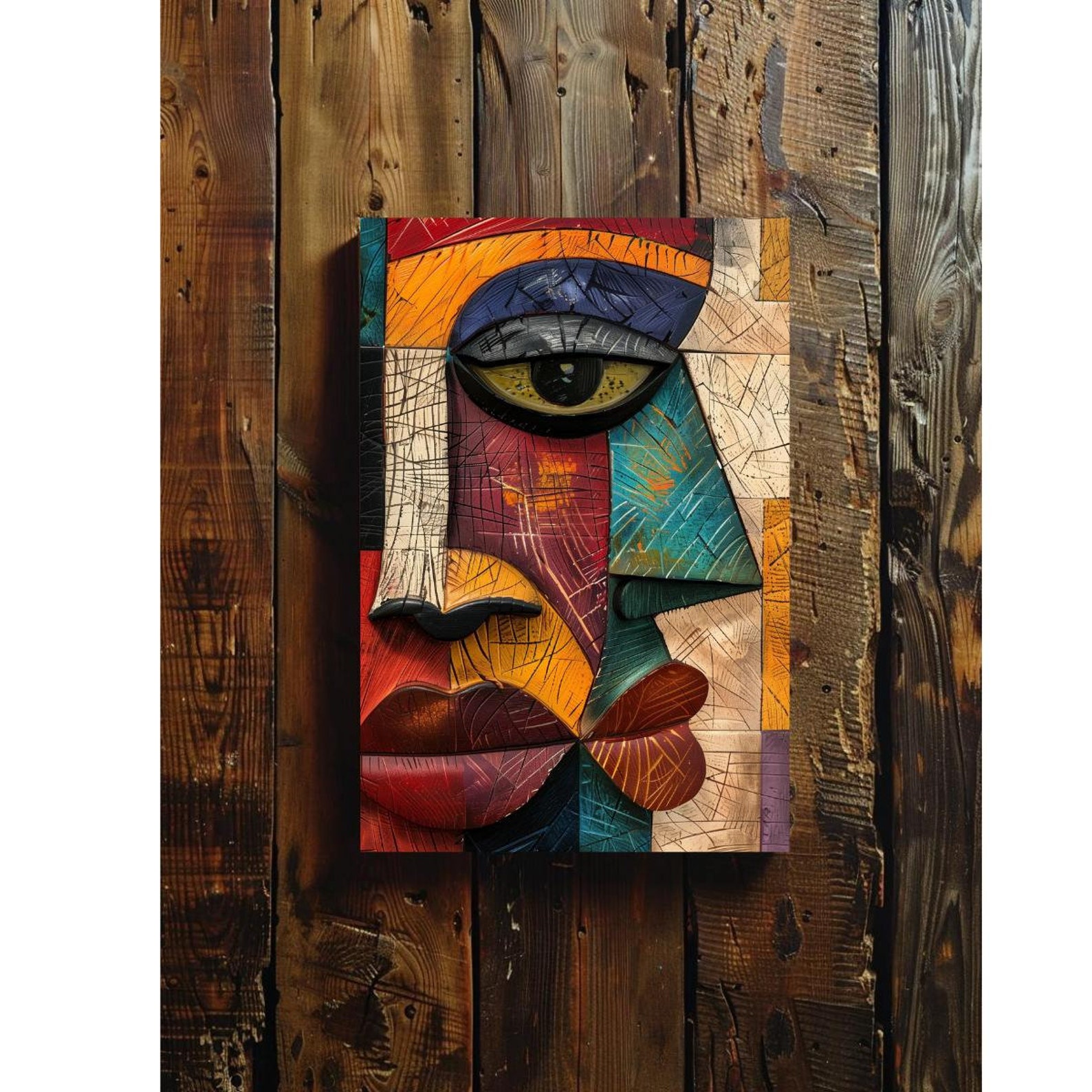 Abstract African Art, Geometric Digital Printable Art, Contemporary ...