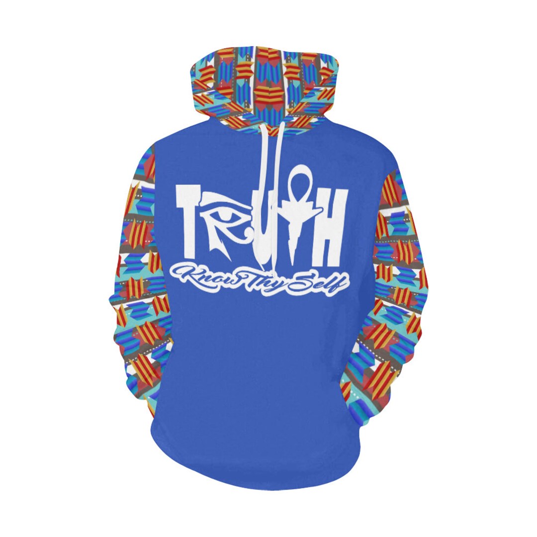 African Clothing for Men - Hooded Sweater - Truth Know Thyself - Ankh ...