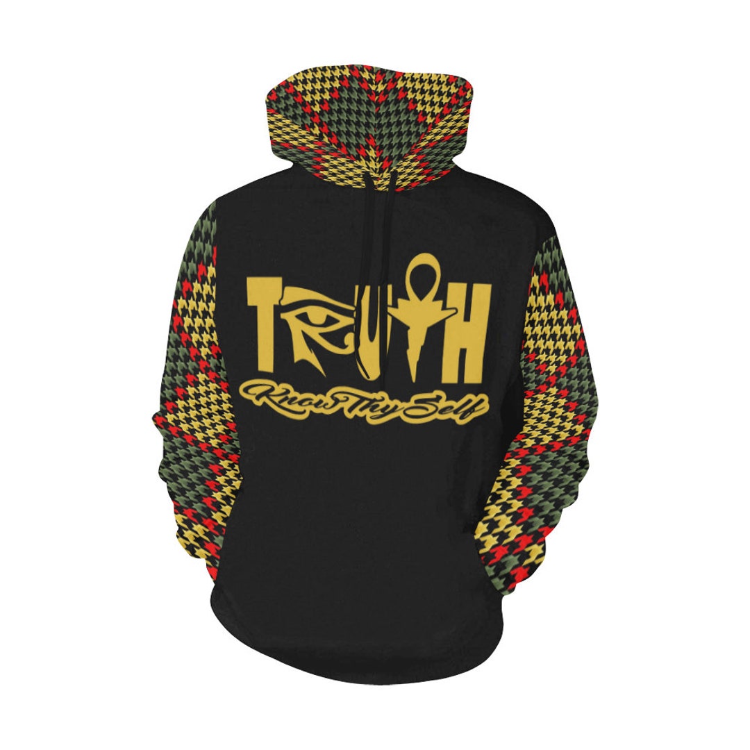 Ankh Hoodie //egyptian Kemetic TRUTH Know Thyself™ Hooded Sweater ...