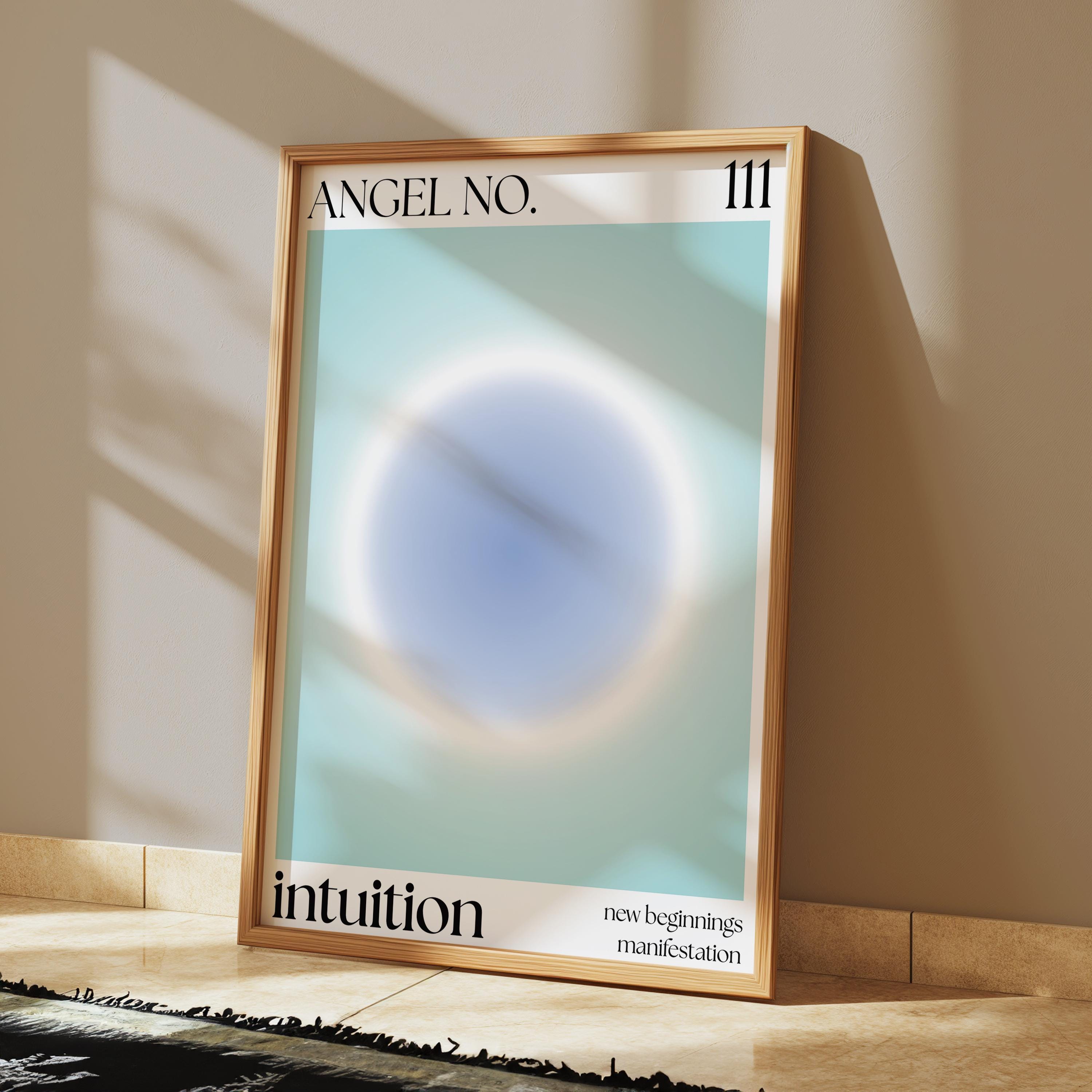 Angel Numbers Intuition 111 Print | New Beginnings, Manifestation Art ...