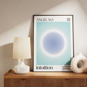 Angel Numbers Intuition 111 Print | New Beginnings, Manifestation Art ...