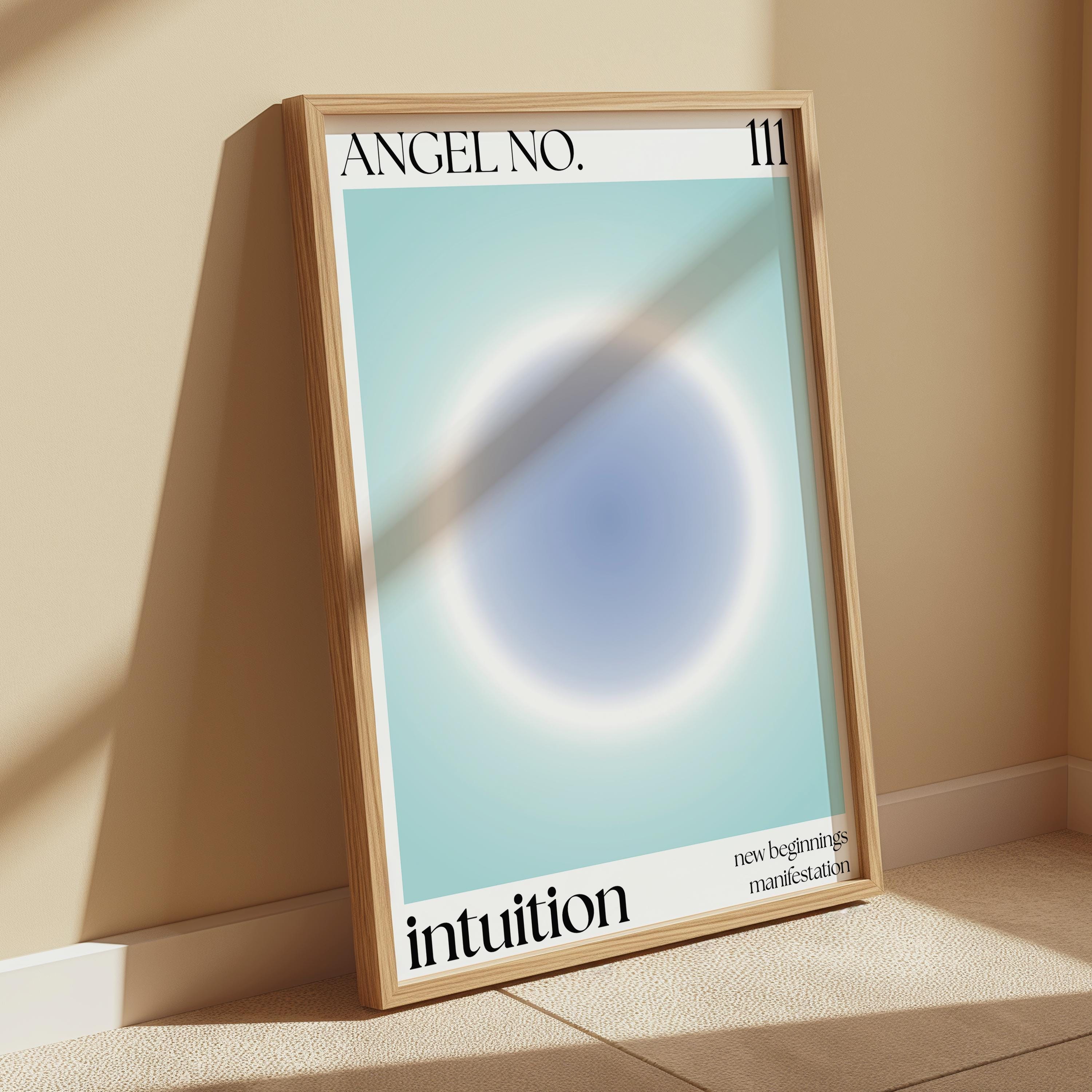 Angel Numbers Intuition 111 Print | New Beginnings, Manifestation Art ...