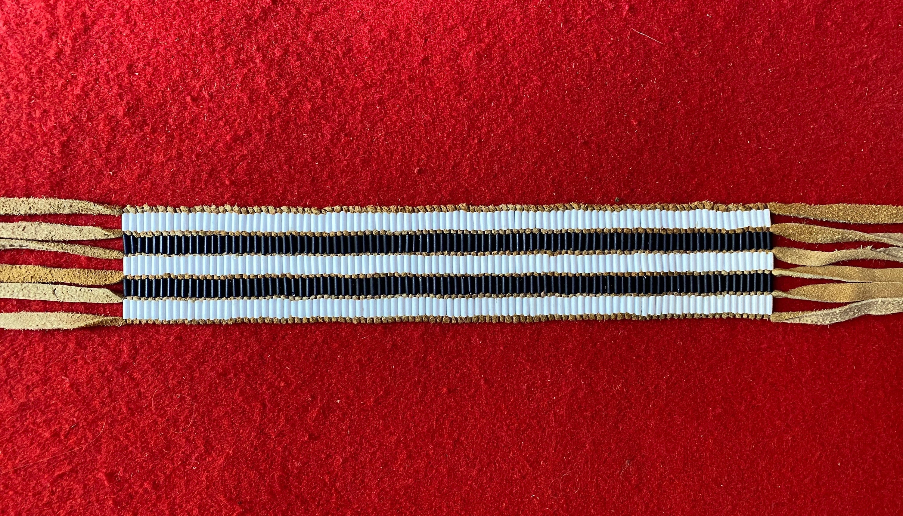 Small Two Row Wampum Belt - Etsy