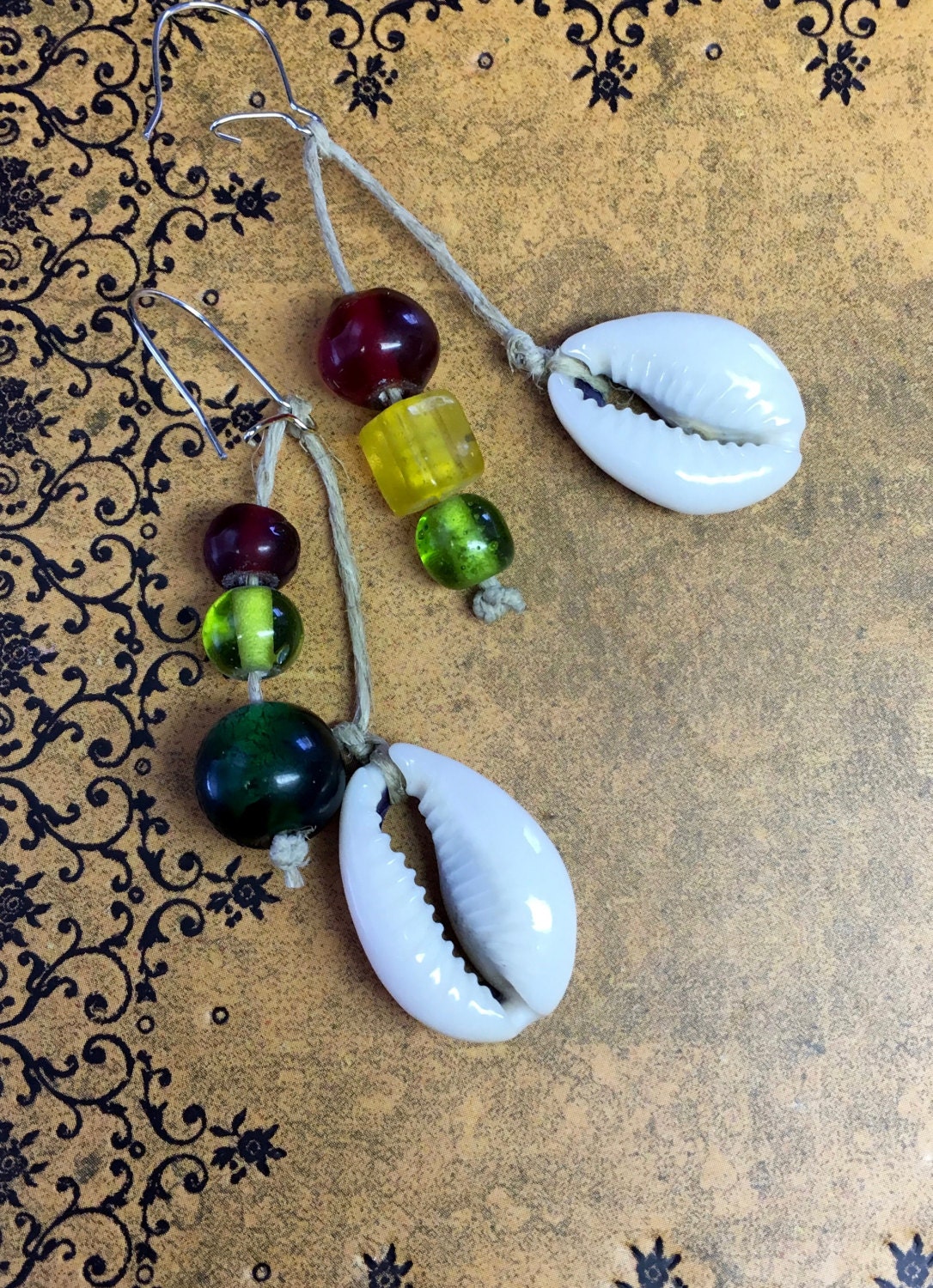 Totem Earrings Pooka Shell - Etsy