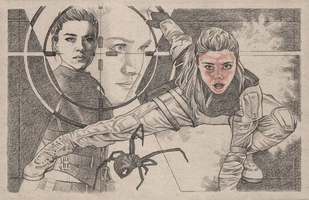 Yelena Belova Drawing - Etsy
